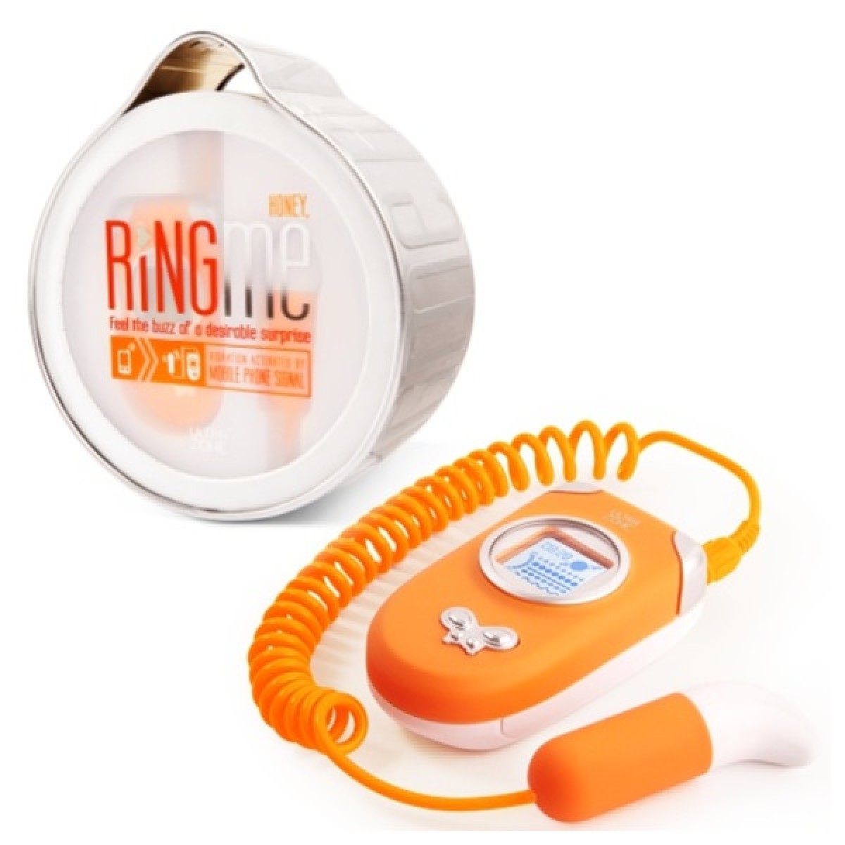 Clitoral Toys - Ring me Honey Vibrating Bullet Orange